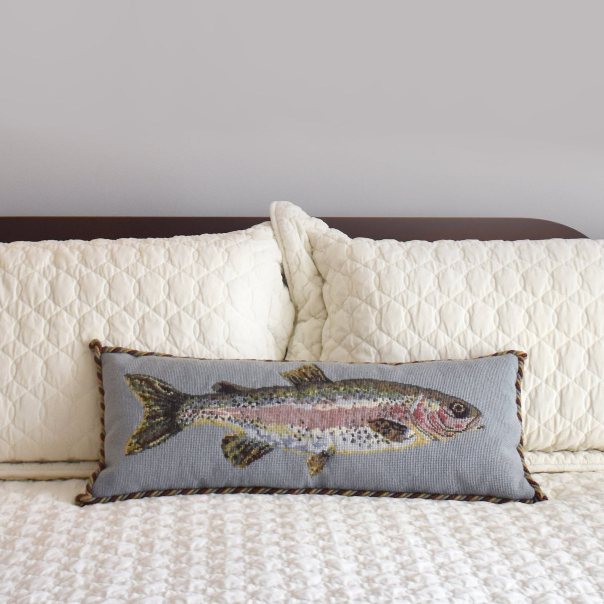 Rainbow Trout Needlepoint Kit | Elizabeth Bradley Design