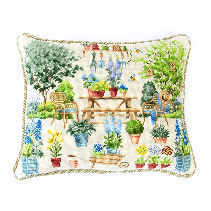 The Chelsea Courtyard Garden Needlepoint Kit | Elizabeth Bradley Design