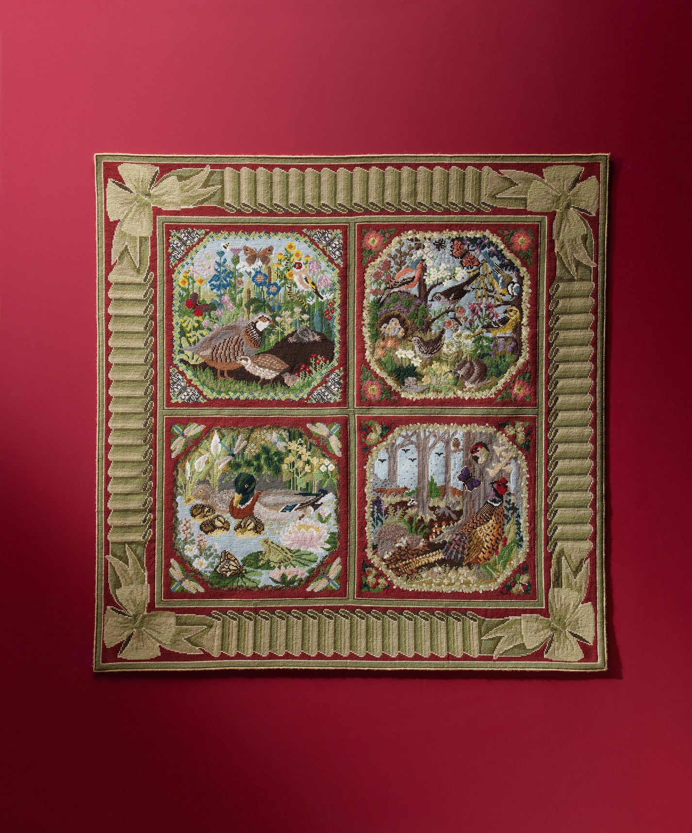 Duck Pond Needlepoint Kit | Elizabeth Bradley Design