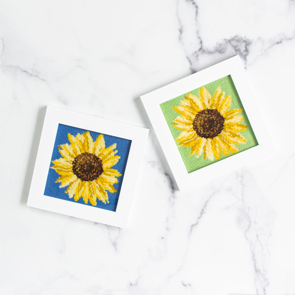 Sunflower Mini Needlepoint Kit | Elizabeth Bradley Design