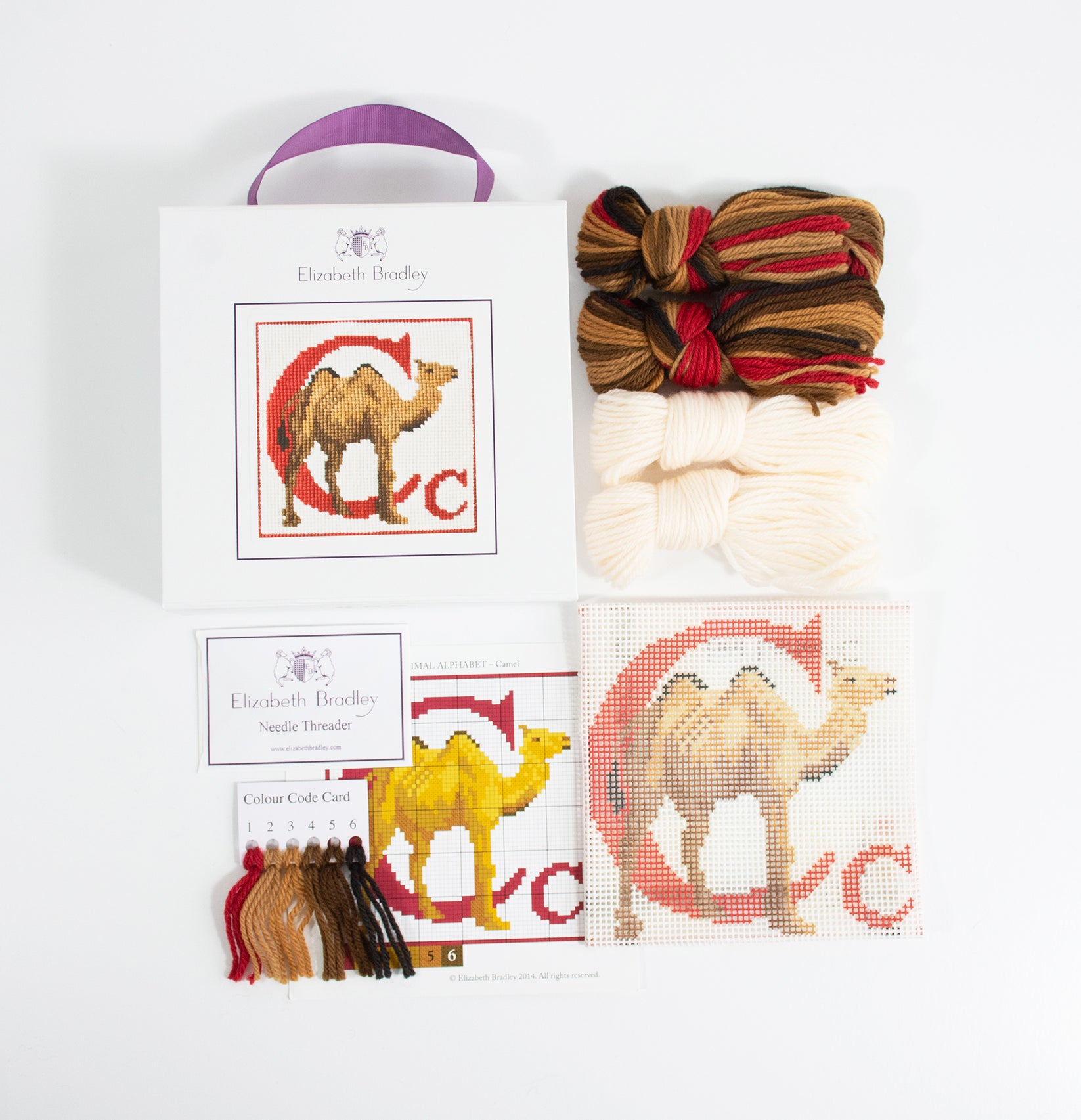 C-Camel Mini Needlepoint Kit | Elizabeth Bradley Design