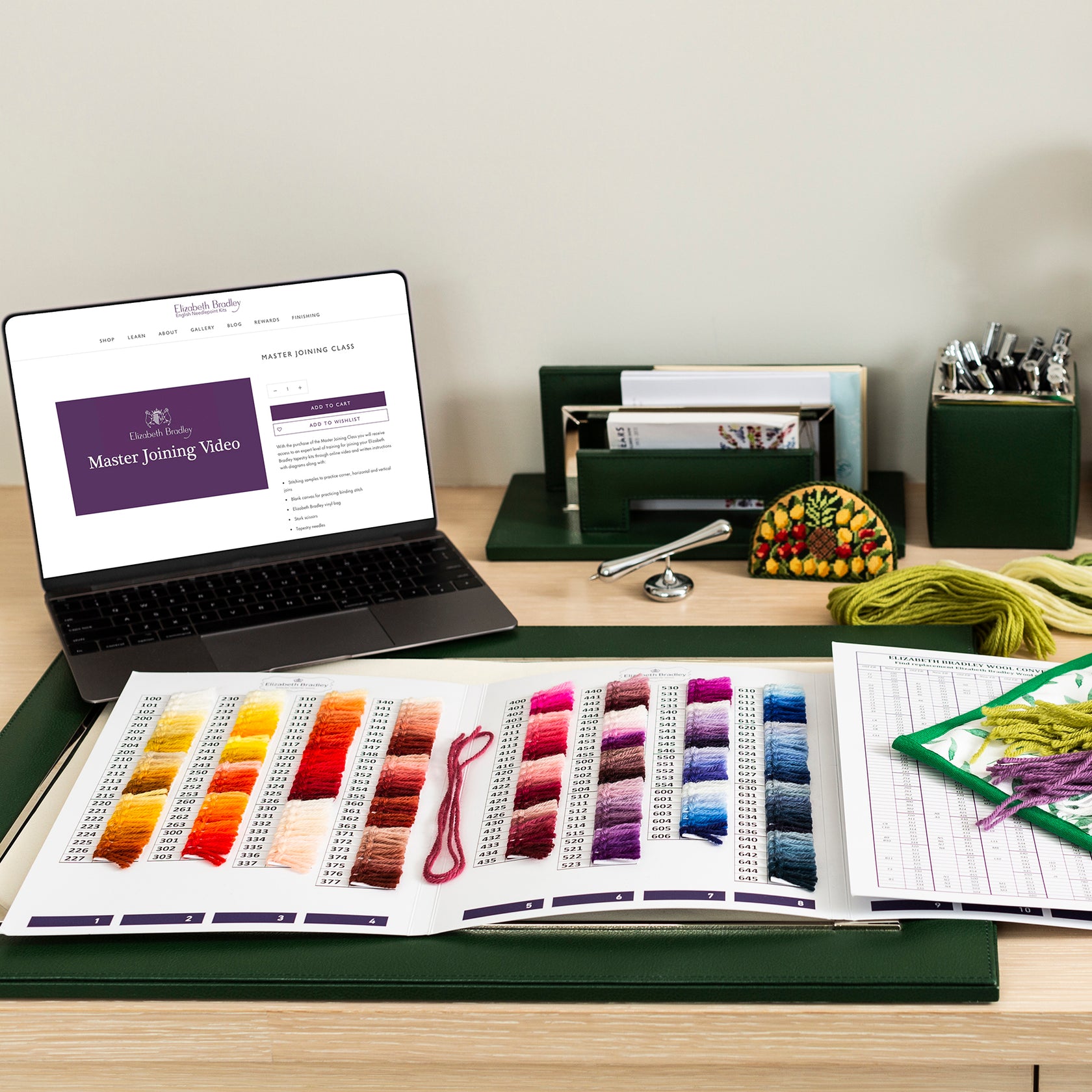 Wool Shade Book | Elizabeth Bradley Design