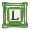 Green Greek Key Needlepoint Kit | Elizabeth Bradley Design