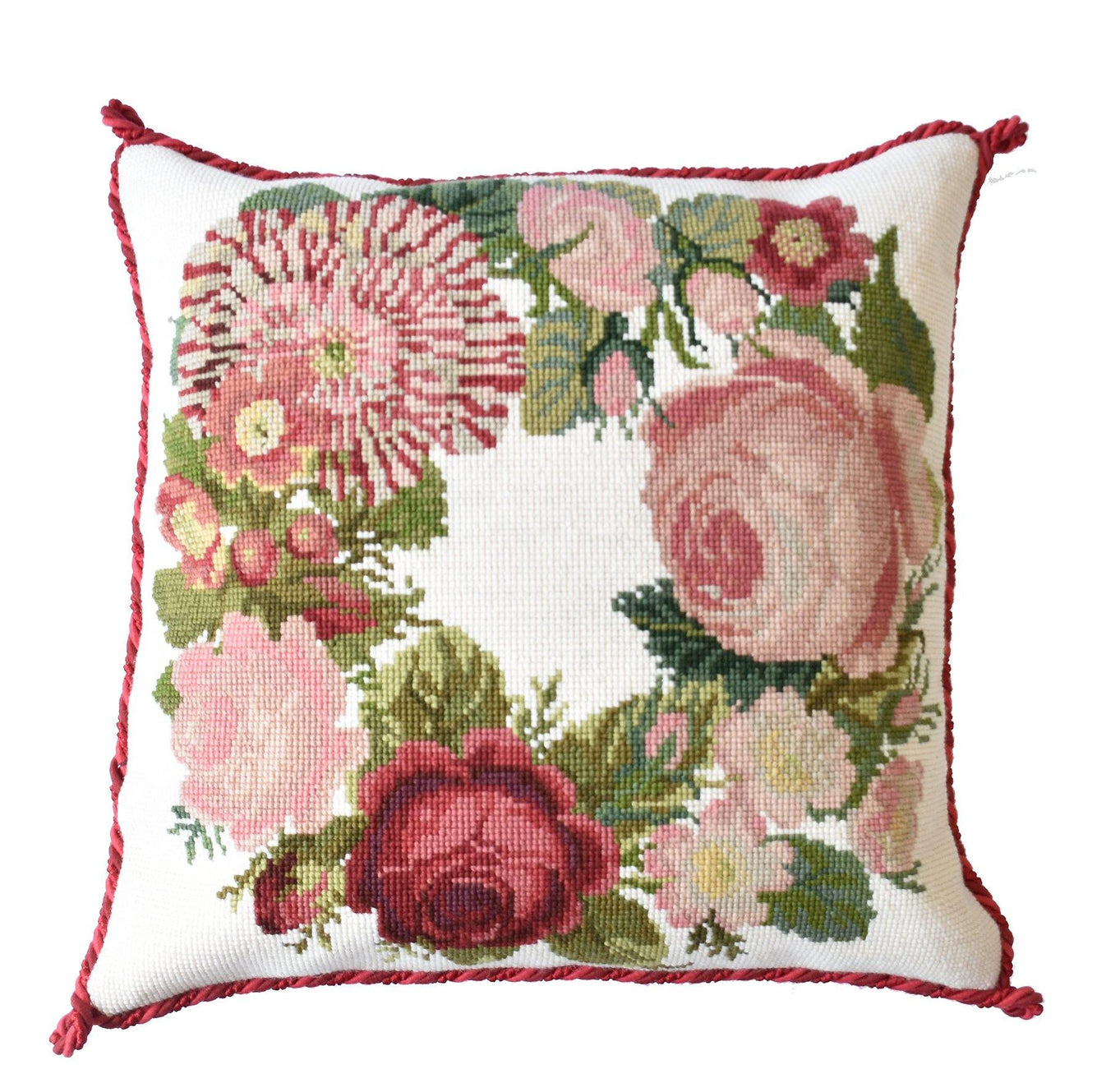 A Wreath of Roses Needlepoint Kit | Elizabeth Bradley Design