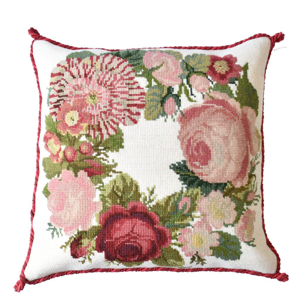 A Wreath of Roses Needlepoint Kit | Elizabeth Bradley Design