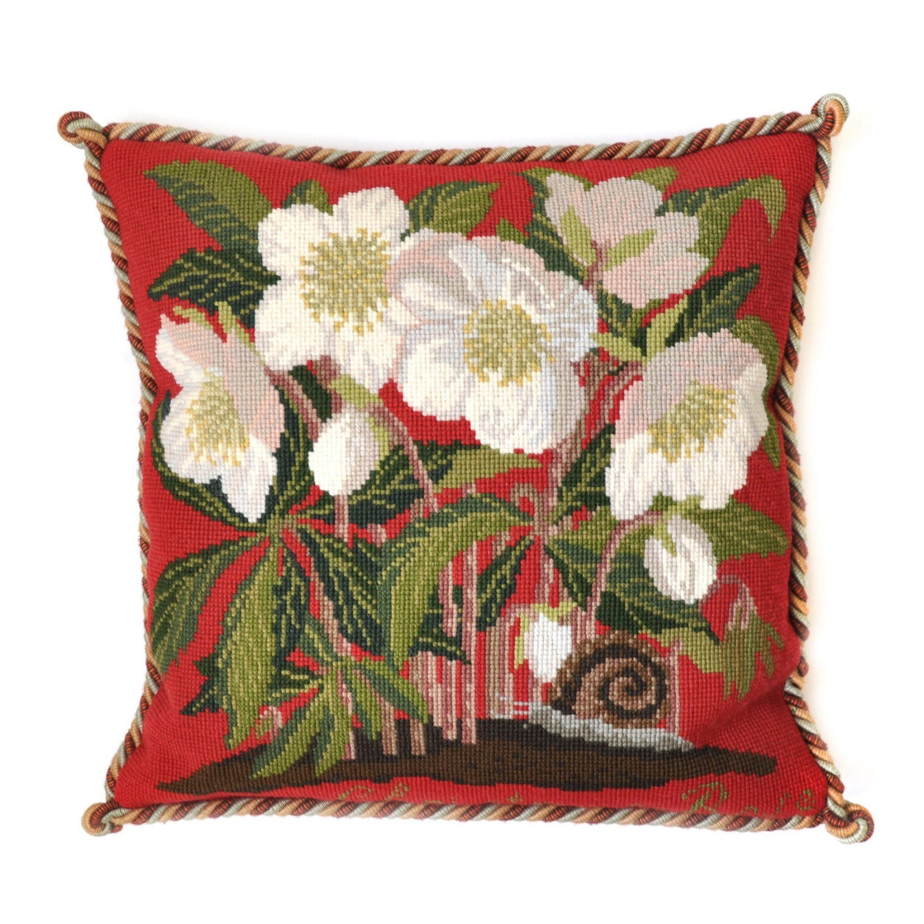 A Christmas Rose Needlepoint Kit | Elizabeth Bradley Design