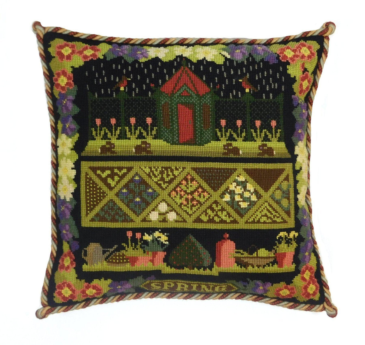 Spring Sampler Needlepoint Kit | Elizabeth Bradley Design