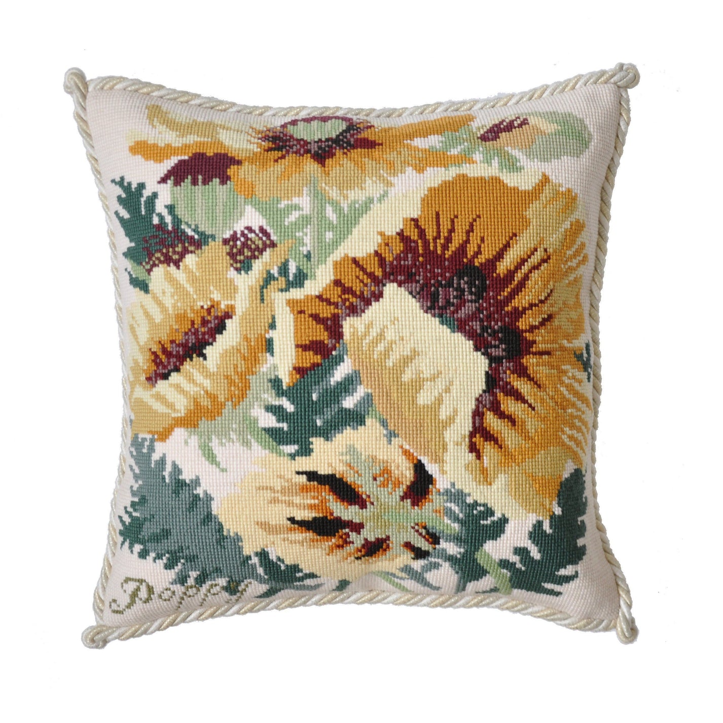 Yellow Poppy Needlepoint Kit | Elizabeth Bradley Design